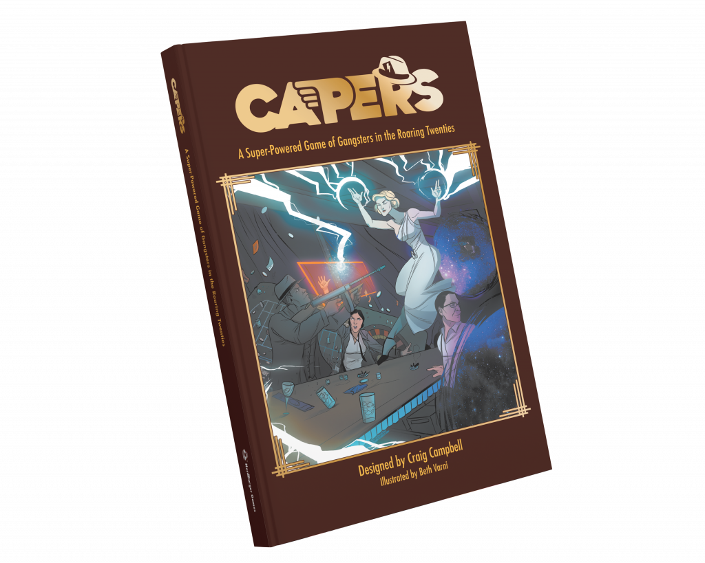 CAPERS Deluxe RPG Hardcover - NerdBurger Games